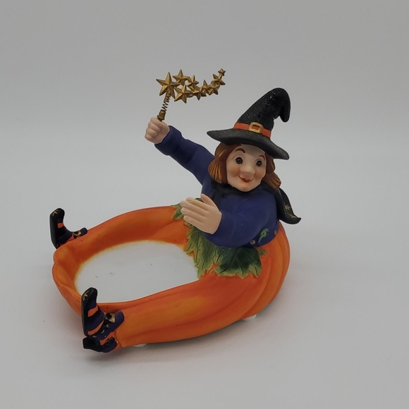 PartyLite | Holiday | Partylite Pumpkin Witch Candle Holder Halloween ...